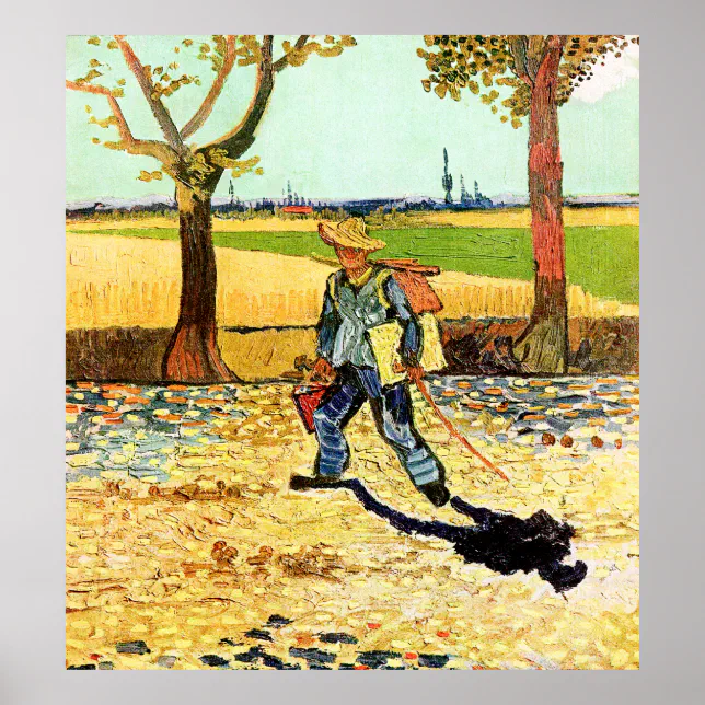 Van Gogh: Painter on His Way to Work Poster | Zazzle