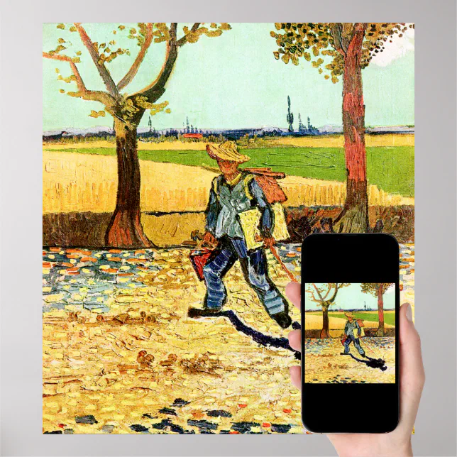 Van Gogh: Painter on His Way to Work Poster | Zazzle