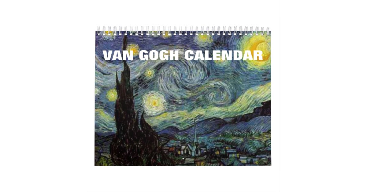 Van Gogh Paintings Art Calendar | Zazzle