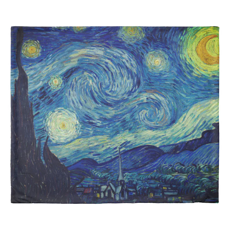 Van Gogh Starry Night Bedding Set Duvet Cover | Zazzle
