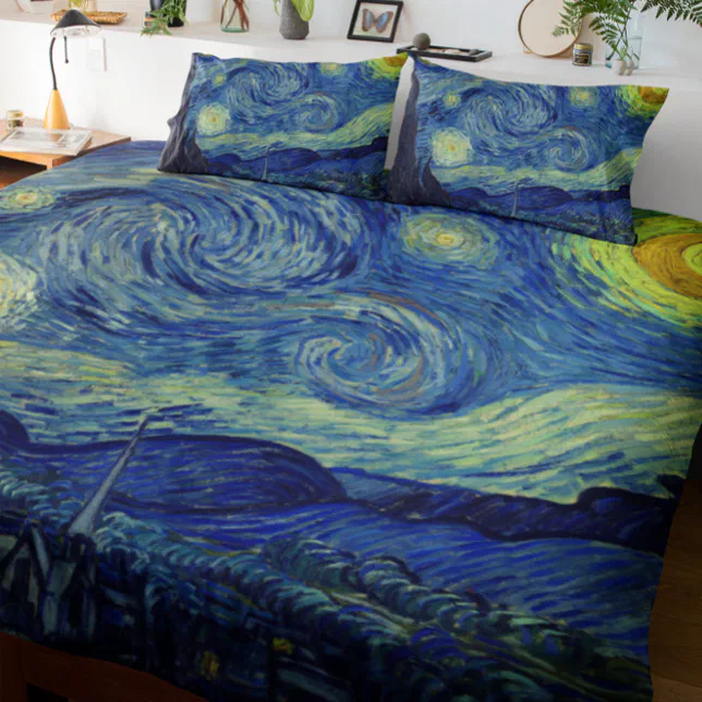 Van Gogh Starry Night Bedding Set Duvet Cover | Zazzle