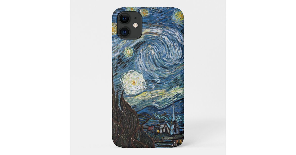 Van Gogh Starry Night Case-Mate iPhone Case | Zazzle