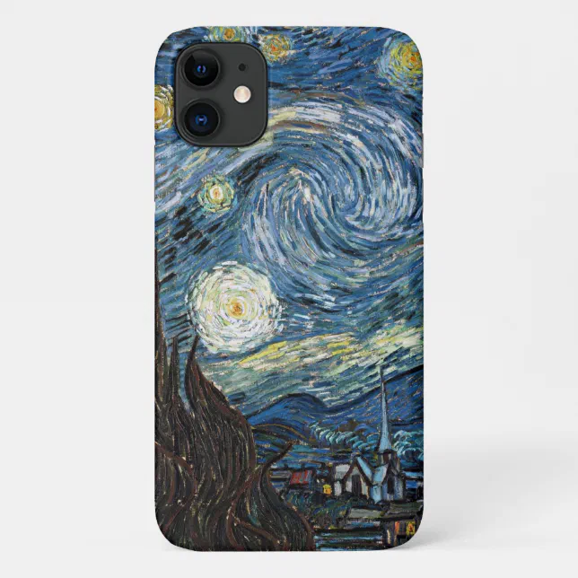 Van Gogh Starry Night Case-Mate iPhone Case | Zazzle