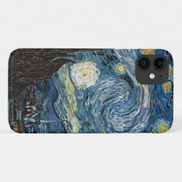 Van Gogh Starry Night Case-Mate iPhone Case | Zazzle
