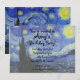 Van gogh starry night invitation | Zazzle