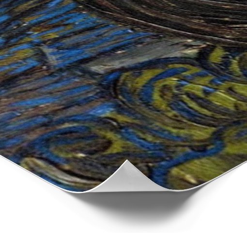 Van Gogh Starry Night Poster | Zazzle