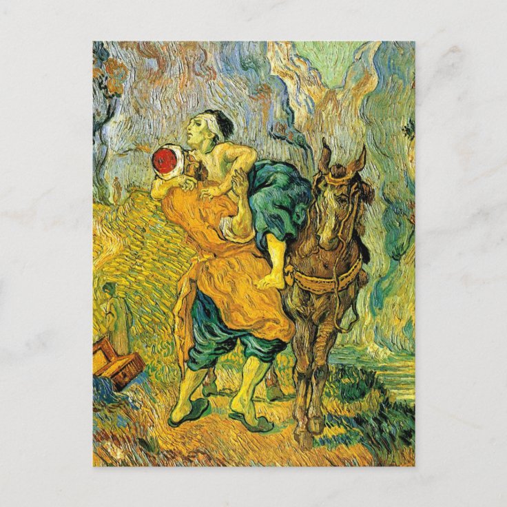 Van Gogh - The Good Samaritan Postcard | Zazzle