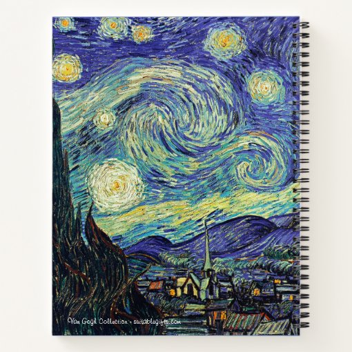 Van Gogh The Starry Night Notebook | Zazzle