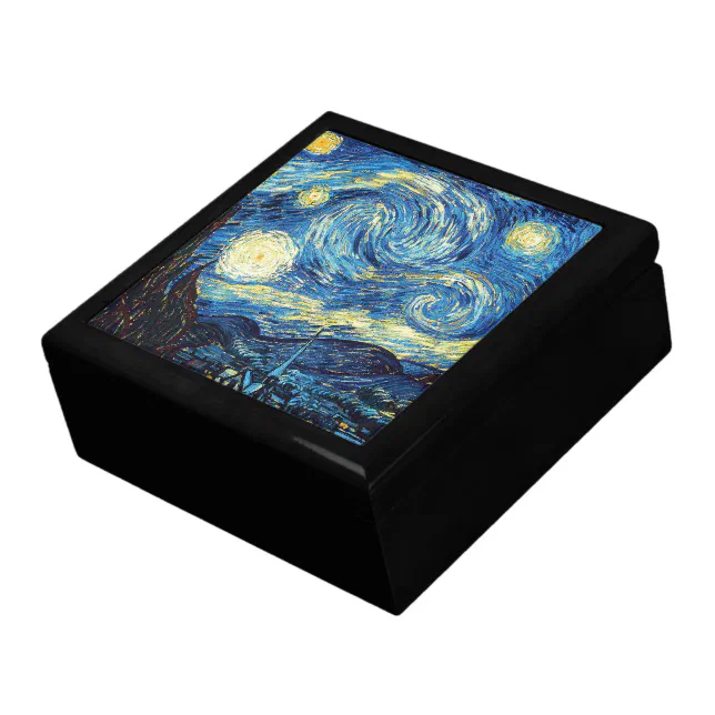 Van Gogh's Famous Painting Starry Night Gift Box | Zazzle