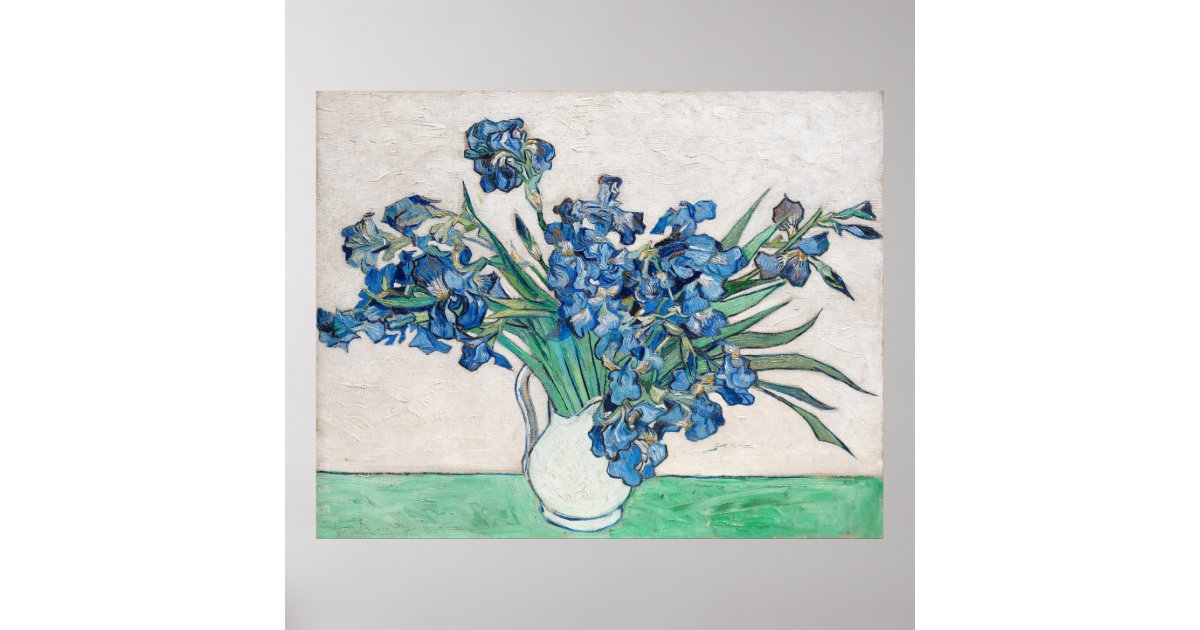 Van Gogh's Irises Poster | Zazzle