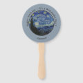 van Gogh's The Starry Night Party Items Collection Hand Fan | Zazzle