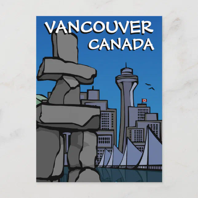 Vancouver Postcards Vancouver Landmark Cards | Zazzle