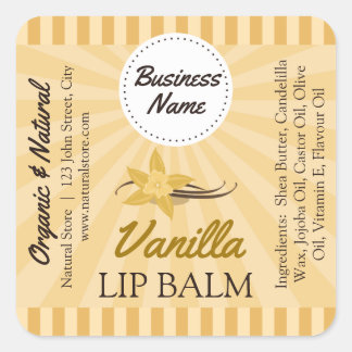 Lip Balm Stickers | Zazzle
