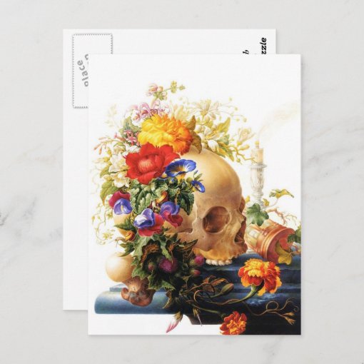 Vanitas Bouquet Postcard | Zazzle