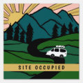 Vanlife Camper RVing CUSTOMIZED & SITE OCCUPIED RV Sign | Zazzle