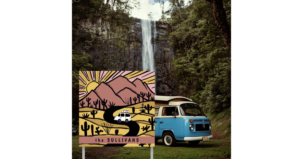 Vanlife Camper RVing CUSTOMIZED & SITE OCCUPIED Sign | Zazzle