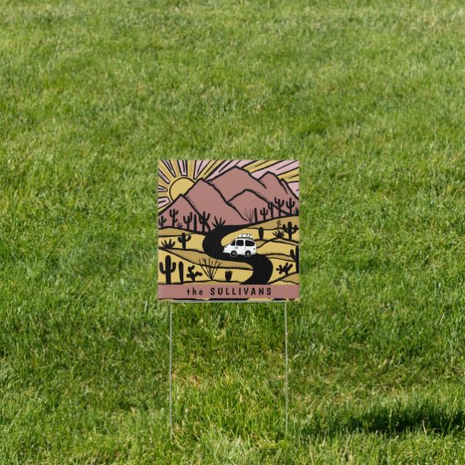 Vanlife Camper RVing CUSTOMIZED & SITE OCCUPIED Sign | Zazzle