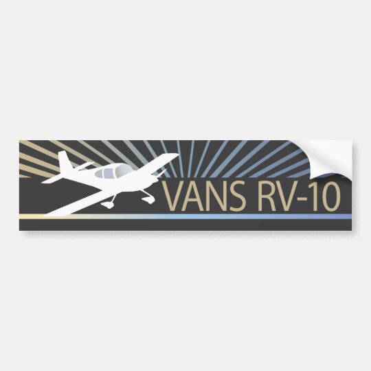 Vans RV-10 Bumper Sticker | Zazzle.com