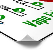 Vape Friendly Area Poster | Zazzle