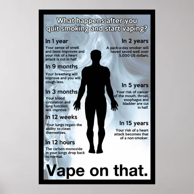 Vape on That Informational Poster | Zazzle