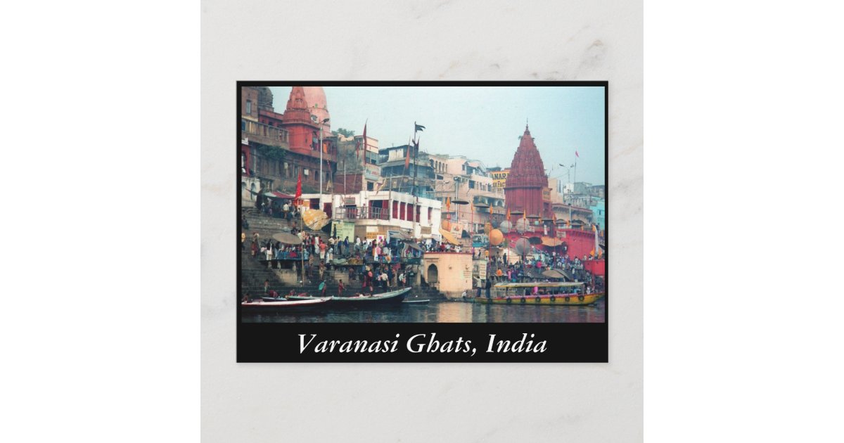 Varanasi Ghats Postcard | Zazzle