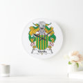 Varela Family Crest Large Clock | Zazzle