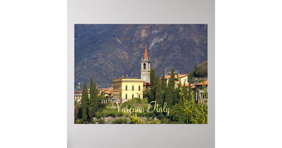 Varenna Italy Poster | Zazzle