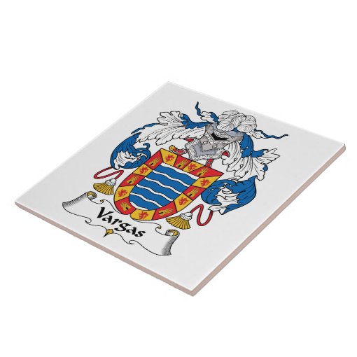 Vargas Family Crest Ceramic Tile | Zazzle