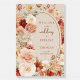 Variegated autumn floral rusty ivory welcome sign | Zazzle