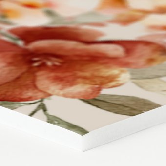 Variegated autumn floral rusty ivory welcome sign | Zazzle