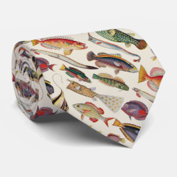 Varieties of Fish Neck Tie | Zazzle