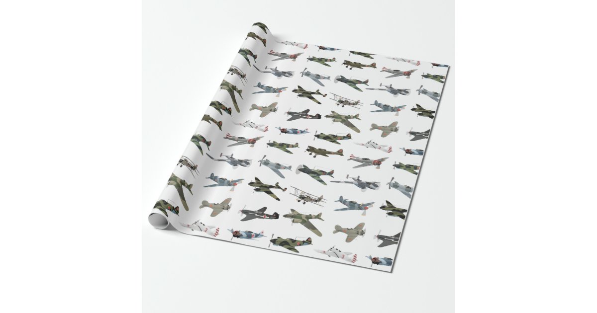 Various Soviet WW2 Airplanes Wrapping Paper | Zazzle