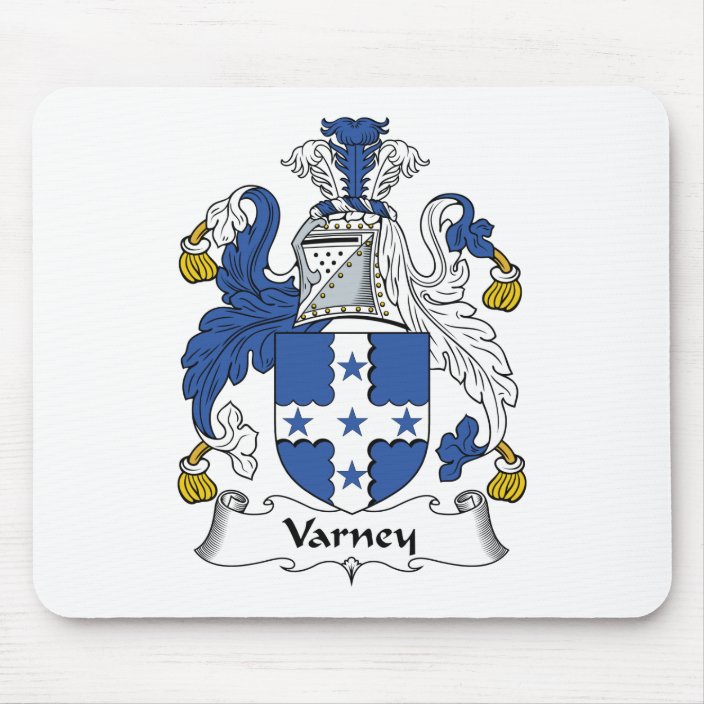 Varney Family Crest Mouse Pad | Zazzle.com