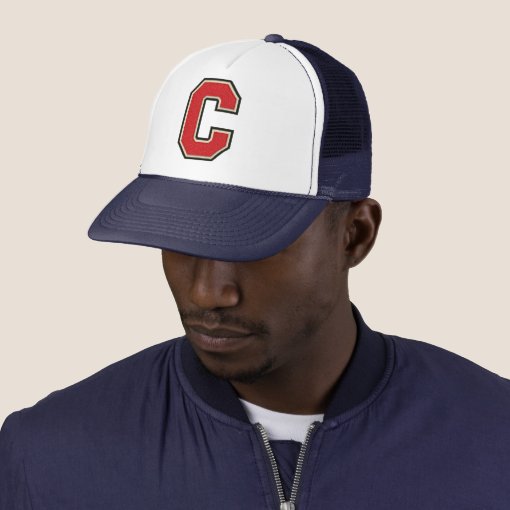 Varsity Letter "C" Trucker Hat | Zazzle