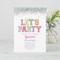 Varsity Patch Letters Birthday Party Invitation | Zazzle