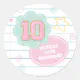 Varsity preppy pastel patch notebook 10th Birthday Classic Round ...