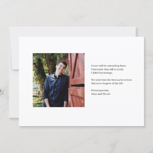 Varsity Pride Editable Color Graduation Invitation | Zazzle