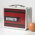 Varsity Sports Personalized School Metal Lunch Box | Zazzle