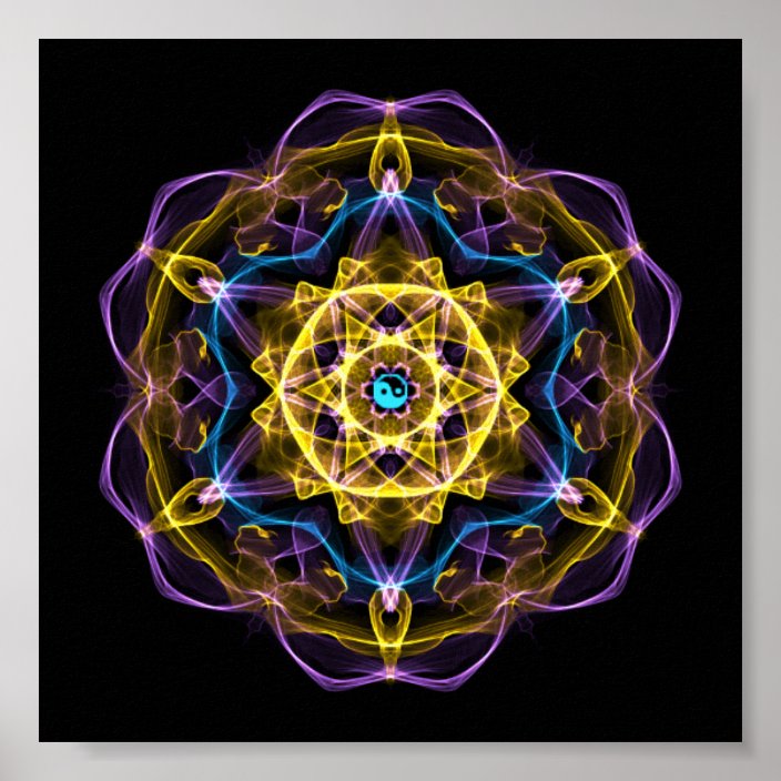 Vata Dosha Balancing Ayurveda Mandala I Poster | Zazzle.com
