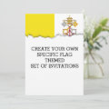 Vatican City flag Invitation | Zazzle