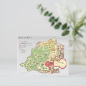 Vatican City Layout Diagram Map Postcard | Zazzle