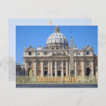Vatican City Postcard | Zazzle
