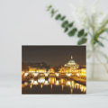 Vatican city, Rome, Italy at night Postcard | Zazzle