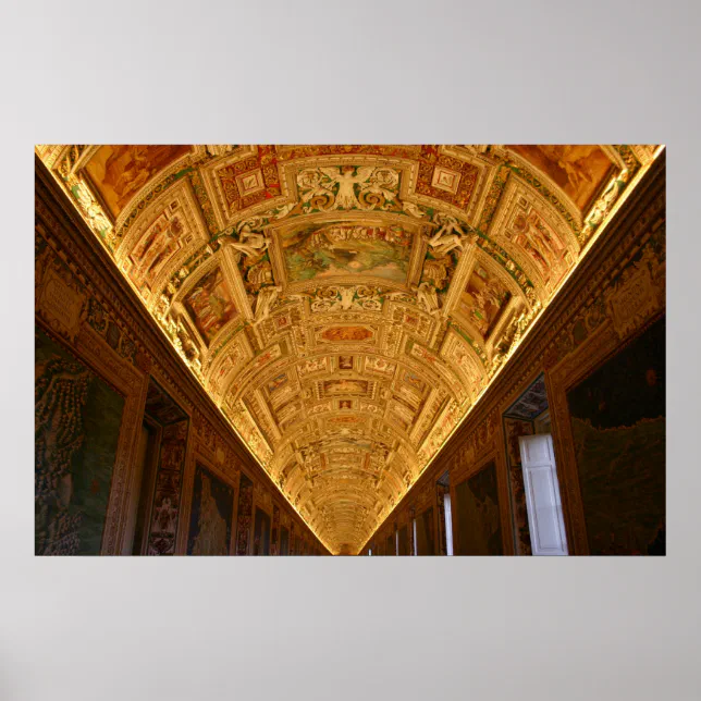 Vatican Map Room Poster | Zazzle