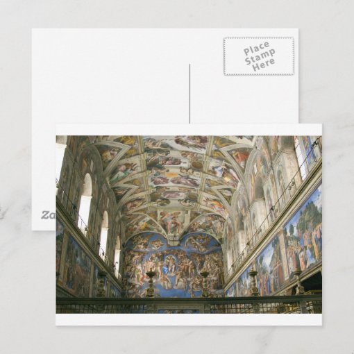 Vatican Sistine Chapel Postcard | Zazzle