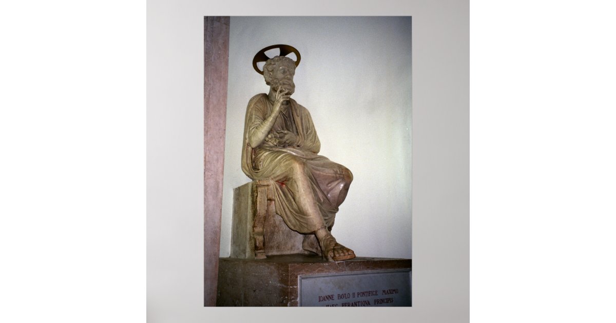 Vatican, Statue of St Peter Poster | Zazzle