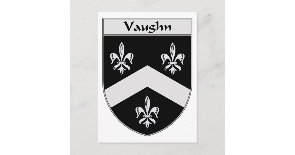 Vaughn Coat of Arms/Family Crest Postcard | Zazzle