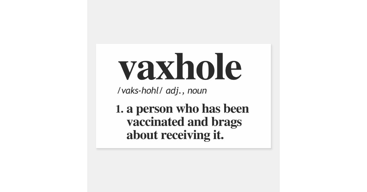 Vaxhole Definition Rectangular Sticker | Zazzle