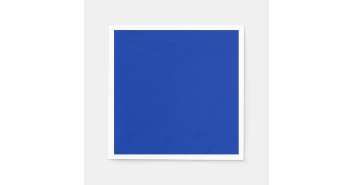 "VBRANT Blue" Wedding Napkins | Zazzle