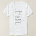 Vector calculus shirt | Zazzle